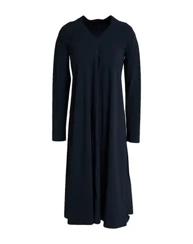High Midi Dress In Midnight Nylon And Elastane