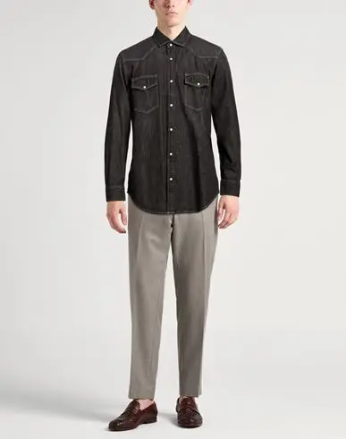 MOORER Denim Shirt Size Cotton