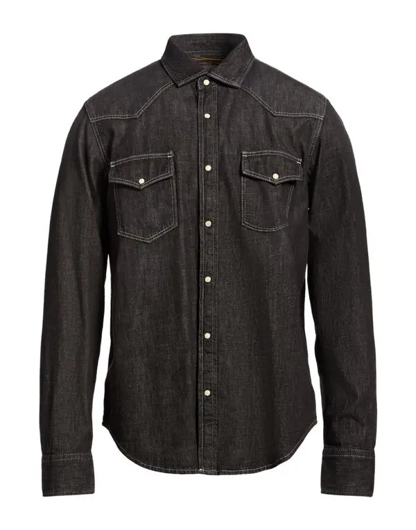 MOORER Denim Shirt Size Cotton