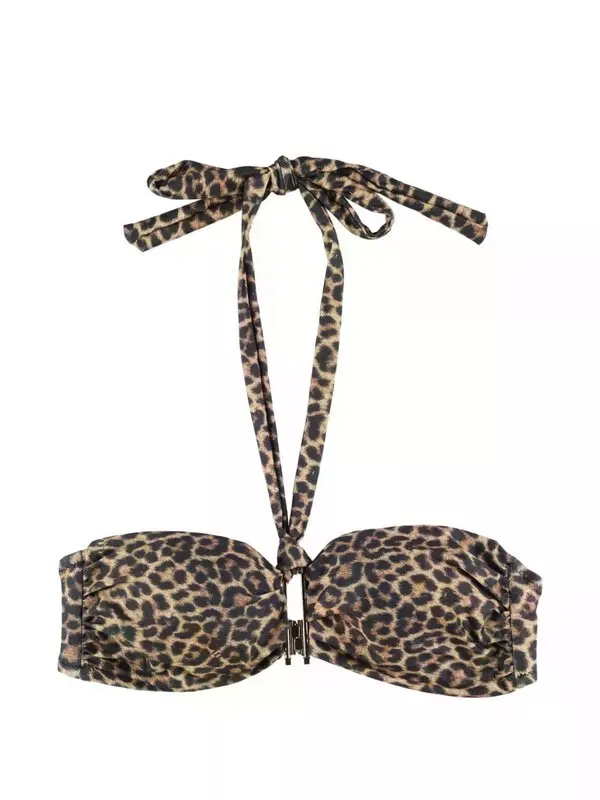 MATINEE Lady Leopard-print Bikini Top - Neutrals