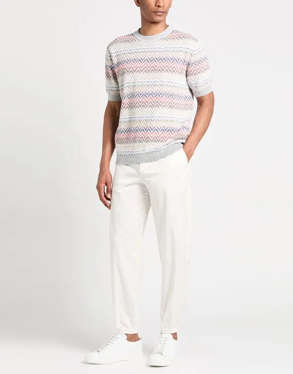 Missoni Short Sleeve Lightweight Knit Sweater - Grey