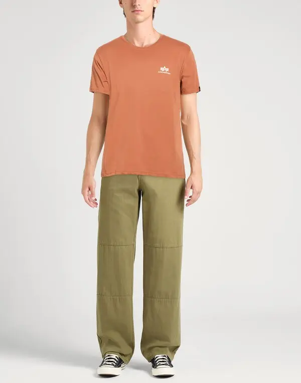 Alpha Industries T-shirt Tan Size Cotton