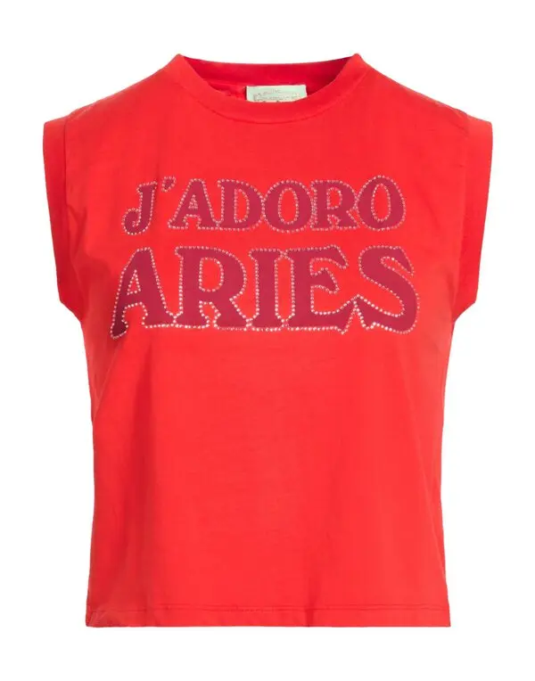 Aries Cotton T-shirt With Crystal Embellishments
