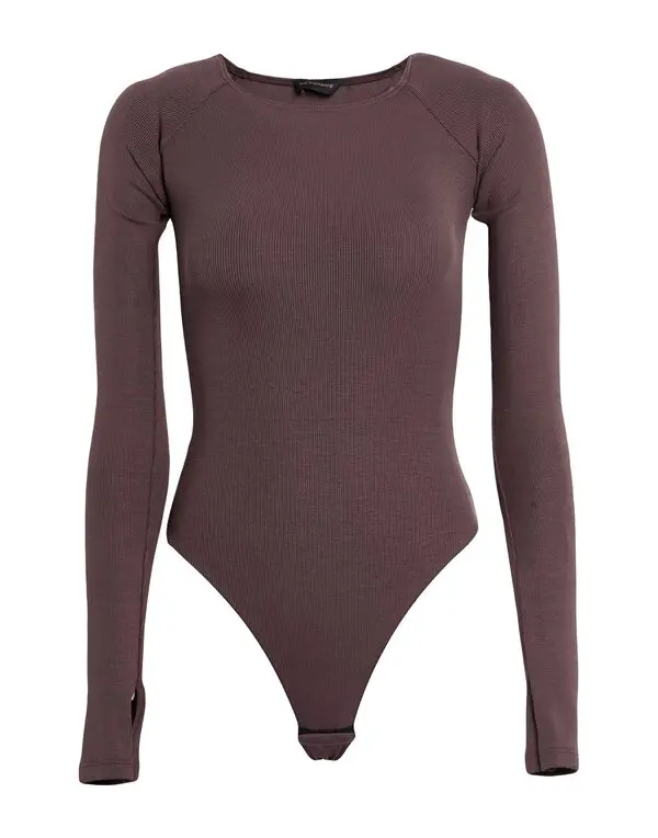 Andamane Ribbed Viscose Blend Bodysuit