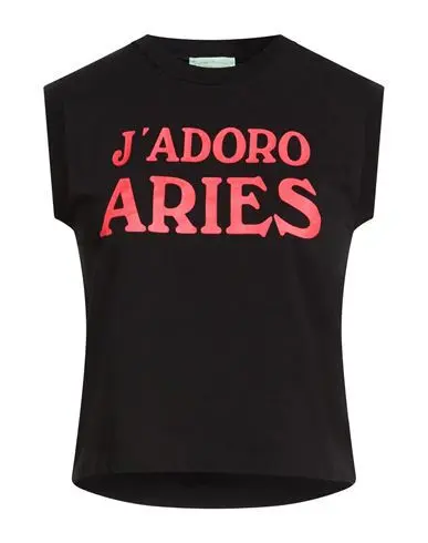 Aries Sleeveless Crewneck T-shirt With Print