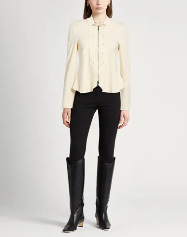 High Jacket In Rayon, Nylon, And Elastane Blend