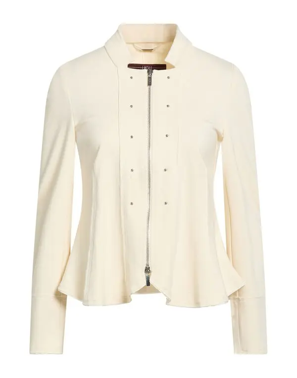 High Jacket In Rayon, Nylon, And Elastane Blend
