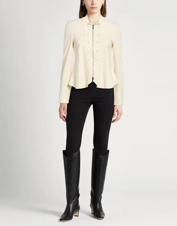 High Jacket In Rayon, Nylon, And Elastane Blend