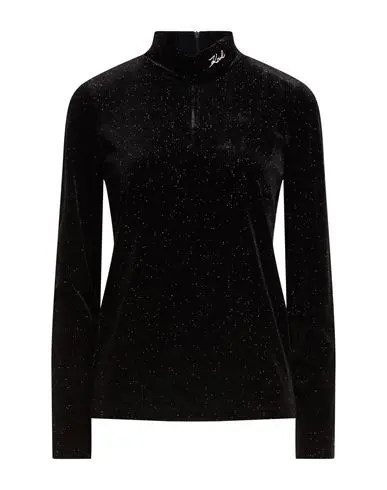 Karl Lagerfeld Long Sleeve Velvet T-shirt