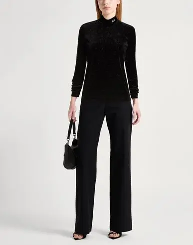 Karl Lagerfeld Long Sleeve Velvet T-shirt