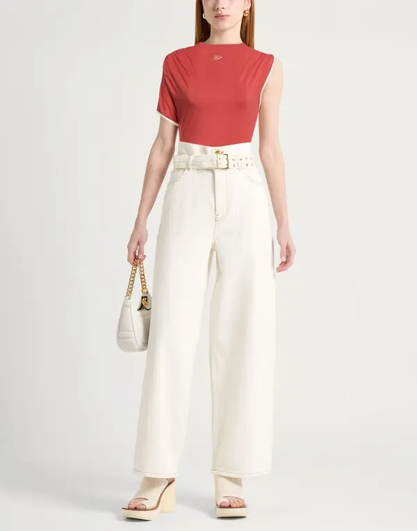Karl Lagerfeld Crewneck Sleeveless T-shirt In Viscose