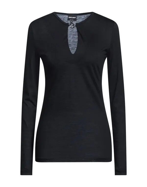 Giorgio Armani Wool Long-sleeve T-shirt With Embellishment