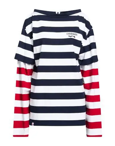 CHARLES JEFFREY Striped Long Sleeve T-shirt - White