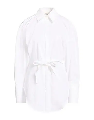 Blumarine Cotton Shirt With Appliqué And Belt