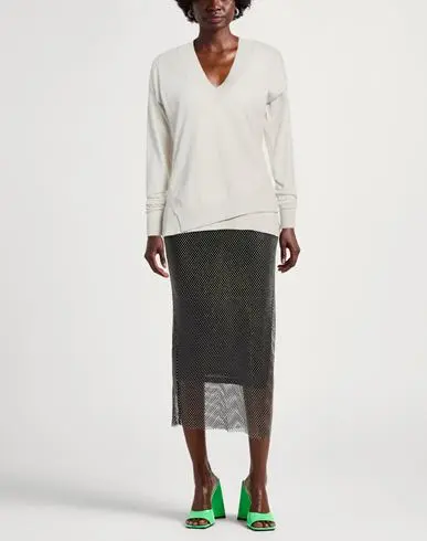 SILVIAN HEACH Viscose, Polyester, And Nylon V-neck Sweater - Grey