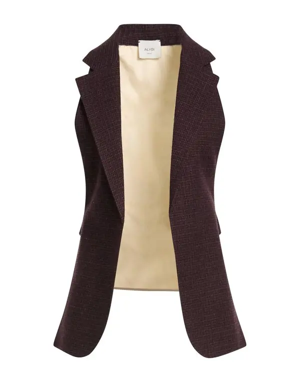 ALYSI Virgin Wool Twill Vest