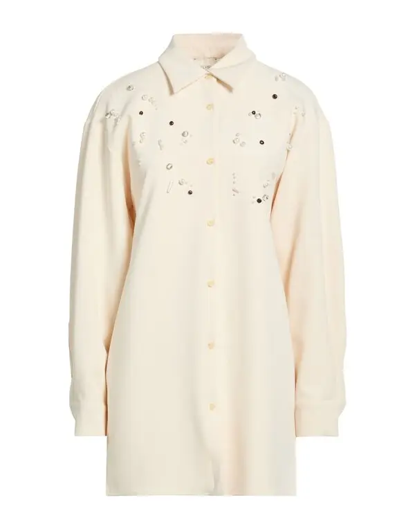 ALYSI Crepe Shirt With Appliqués And Beads