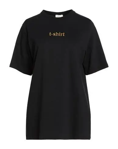 ALYSI Cotton T-shirt With Embroidery