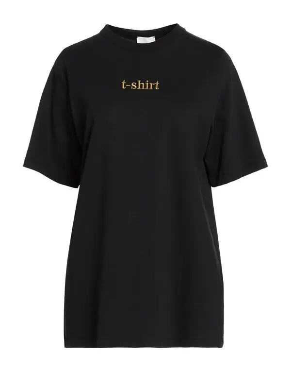 ALYSI Cotton T-shirt With Embroidery
