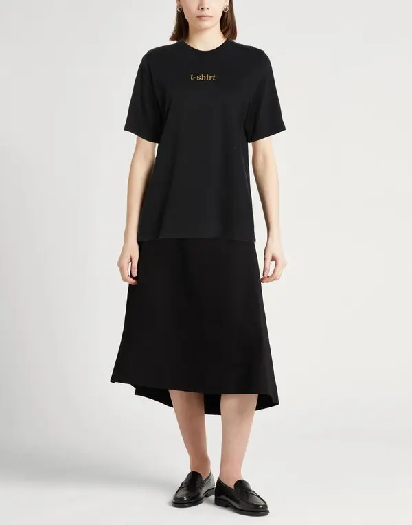 ALYSI Cotton T-shirt With Embroidery