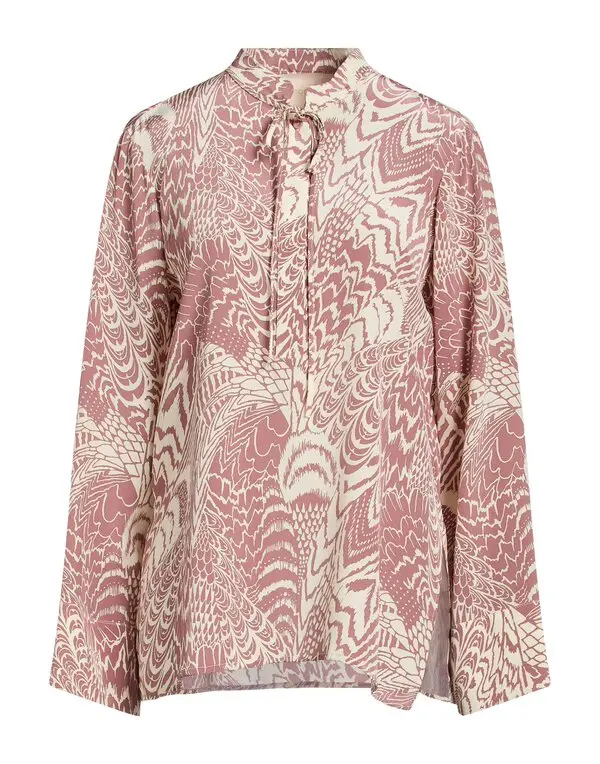 Momoni Silk Long Sleeve Top