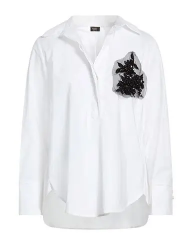 OLTRE Cotton Poplin Appliqué & Sequined Top