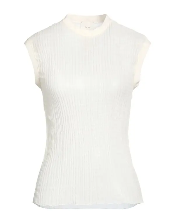 ALYSI Virgin Wool And Silk Blend Top