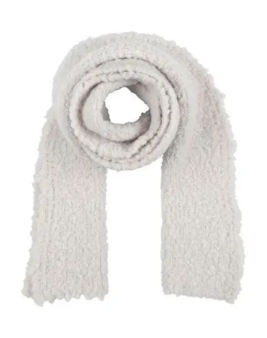 WOOL & CO Scarf Light Merino Wool, Recycled Polyamide - Grey