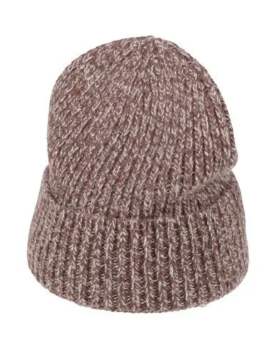 WOOL & CO Knitted Beanie - Brown