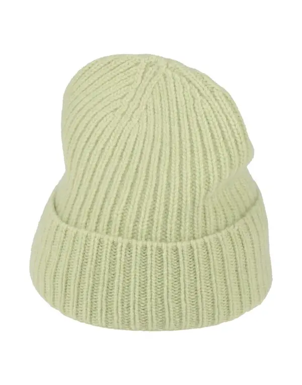 WOOL & CO Merino Wool And Cashmere Beanie - Light Green