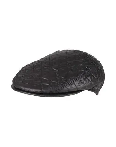 Borsalino Quilted Polyamide Flat Cap - Black