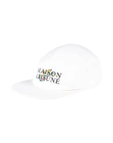 Maison Kitsuné Cotton Baseball Cap - White
