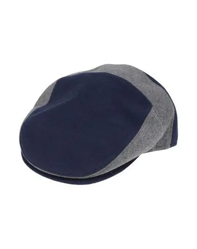 Borsalino Flat Cap In Cashmere - Blue