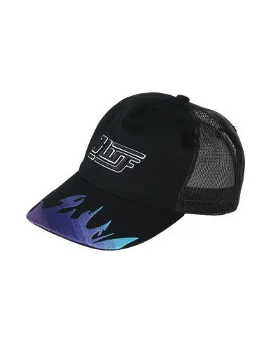 HUF Multicolor Embroidered Cotton Blend Baseball Cap - Black