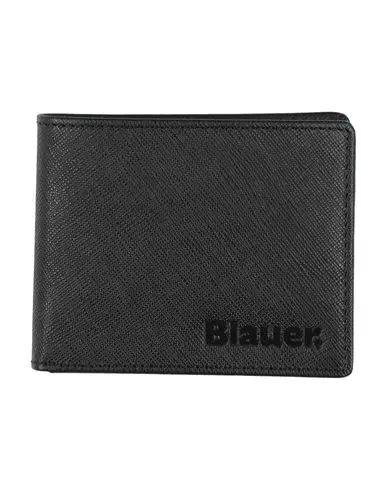 BLAUER. Wallet Leather - Black