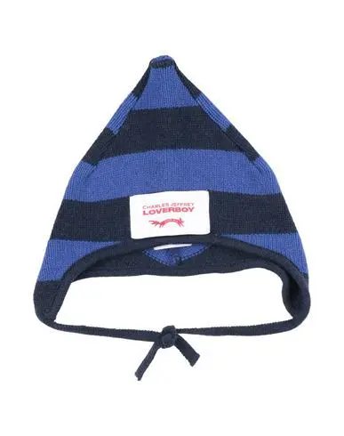 CHARLES JEFFREY Lambswool Knit Beanie - Blue