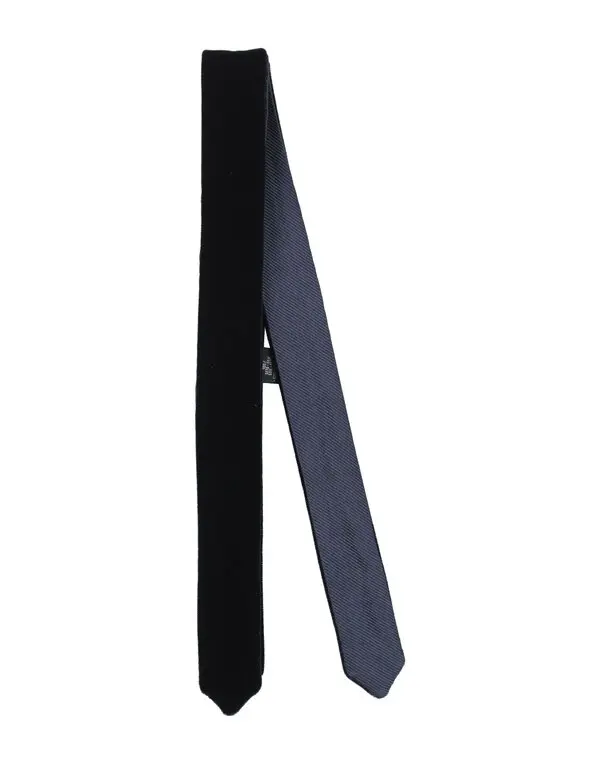 Giorgio Armani Velvet Necktie - Blue