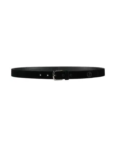 Giorgio Armani Velvet Skinny Belt - Black