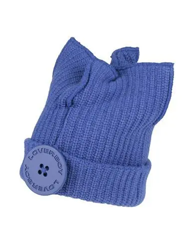 CHARLES JEFFREY Lambswool Beanie - Blue