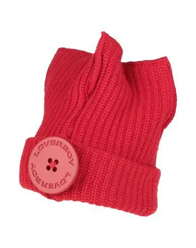 CHARLES JEFFREY Lambswool Beanie - Red