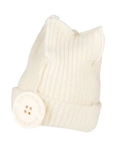 CHARLES JEFFREY Lambswool Beanie - White