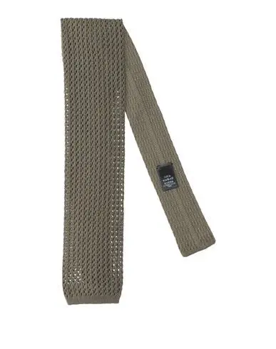 Dunhill Cotton Crochet-knit Necktie - Military Green