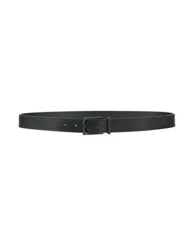 Dunhill Pebbled Leather Belt With Buckle Fastening - Black