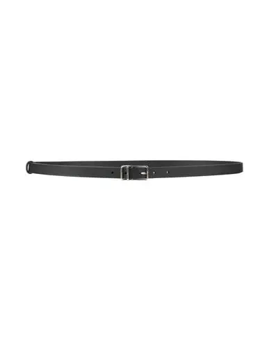 Dunhill Leather Belt With Buckle Fastening - Black