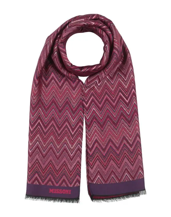 Missoni Scarf Viscose, Acetate, Modal - Red