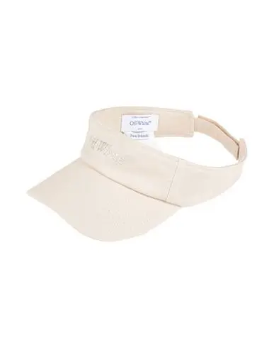 OFF-WHITE™ Gabardine Logo Visor - Beige