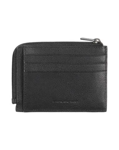 PIQUADRO Cardholder Cow Leather - Black