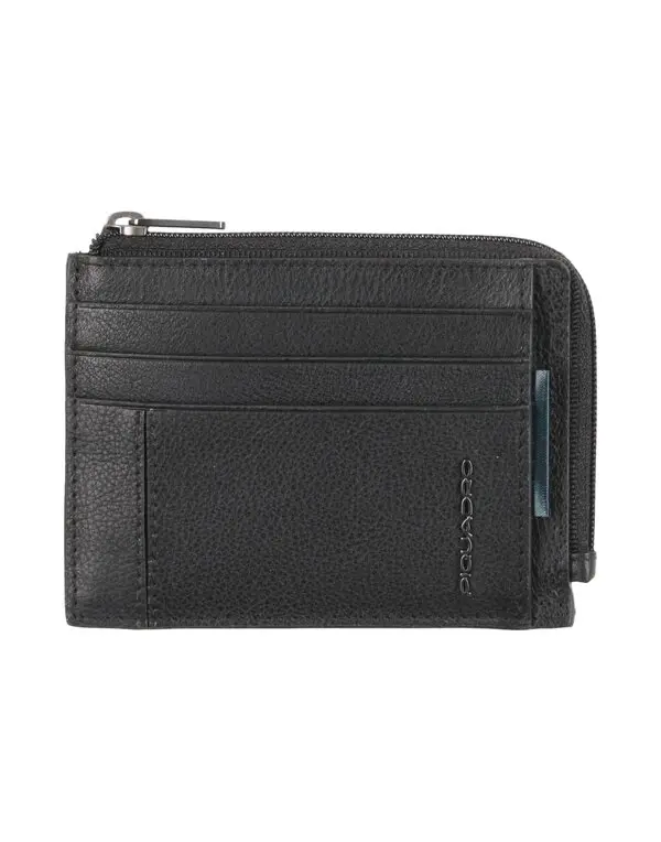 PIQUADRO Cardholder Cow Leather - Black