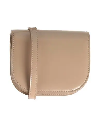 FERRAGAMO Crossbody Wallet Leather - Beige