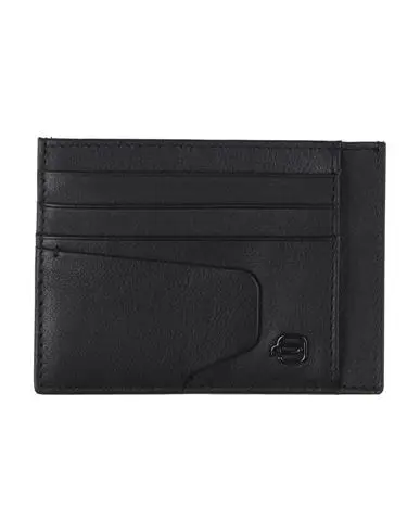 PIQUADRO Cardholder Cow Leather - Black